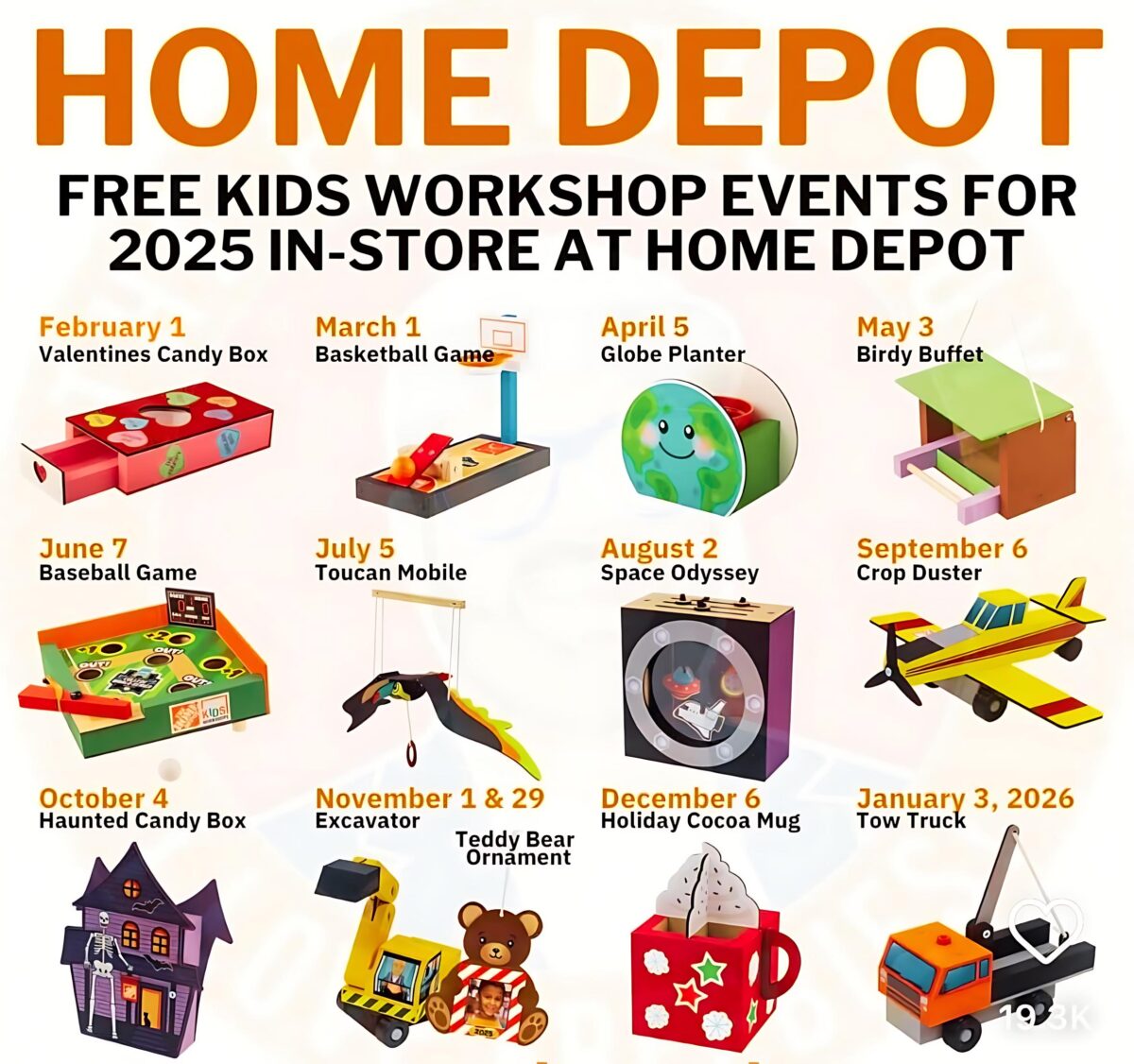 Free Home Depot Workshops for Kids: Build, Create, and Learn Together