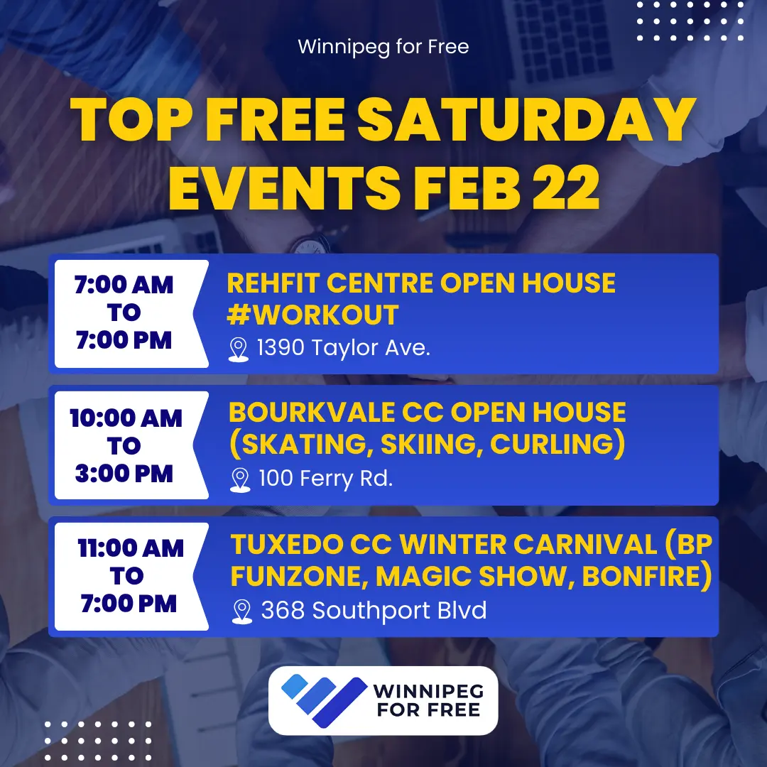 Free Saturday Events February 22, 2025