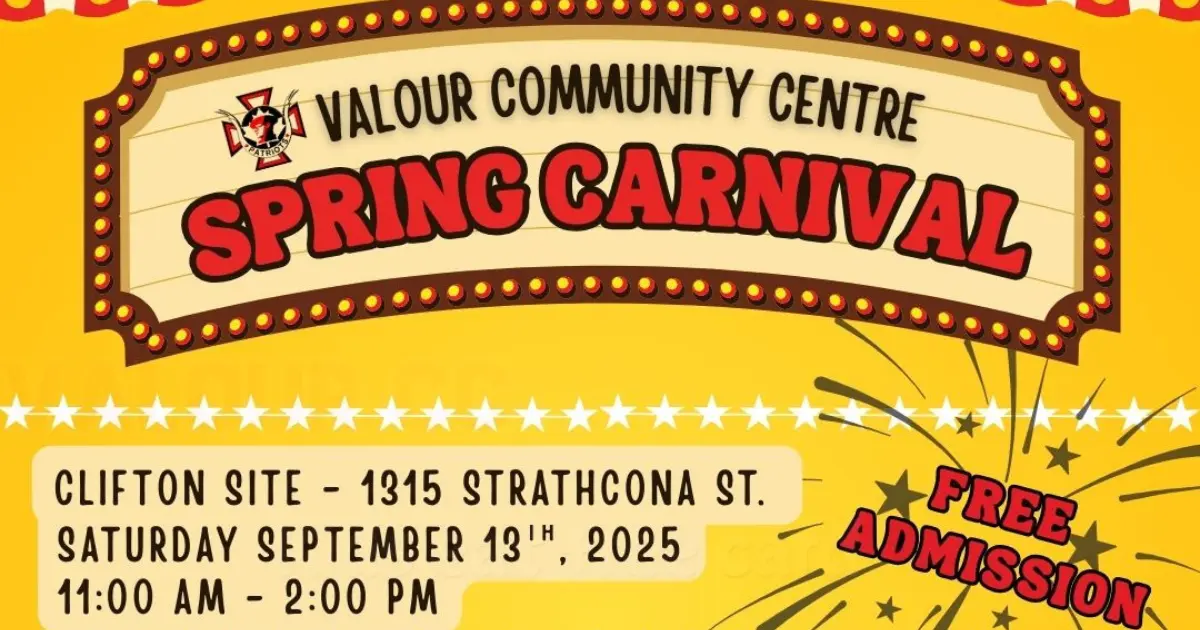 Valour Community Centre Spring Carnival 2025 | Free, September 13