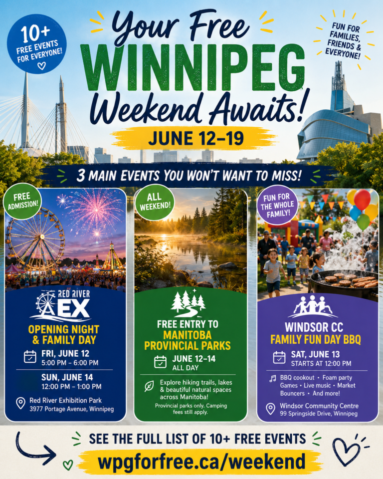 10+ Free Winnipeg Weekend Events June 12-14